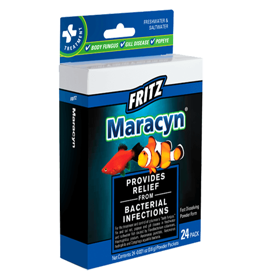 Fritz Maracyn | 24 Sachets | Treats Bacterial Infections | Aquariums India